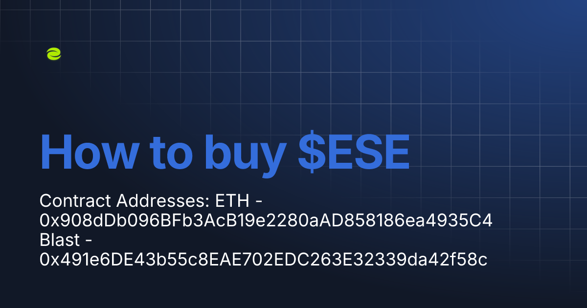 How to buy $ESE | eesee